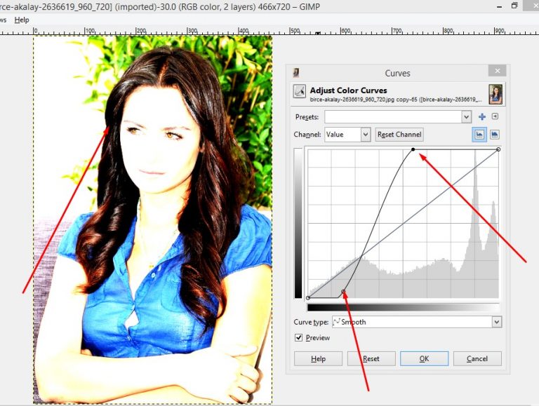 Remove Image Background using GIMP
